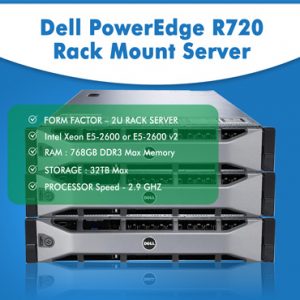 Buy Dell PowerEdge R820 Server | (512GB RAM, 96 Core CPU, 14TB Storage)