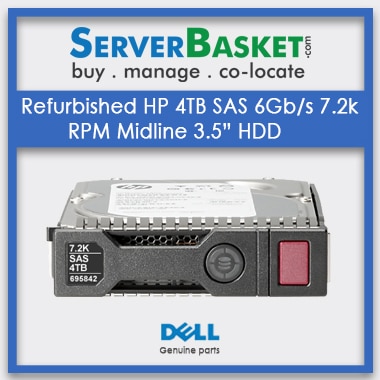 Buy Refurb HP Server 4TB SAS 6Gbps SAS 7.2k Midline 3.5”( 695842-001 ...