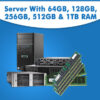 Buy Dell, HP, IBM Servers With 64GB, 128GB, 256GB, 512GB & 1TB RAM ...