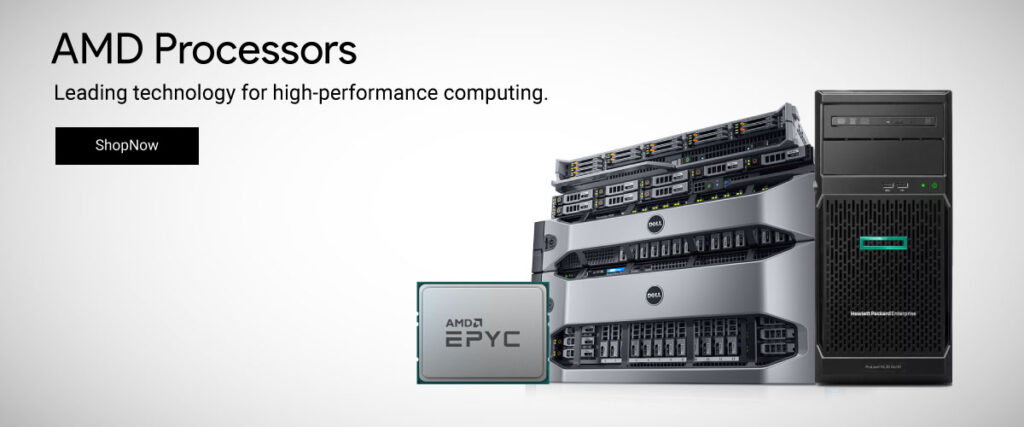 Buy AMD EPYC Processors Online in India for Dell & HP Servers