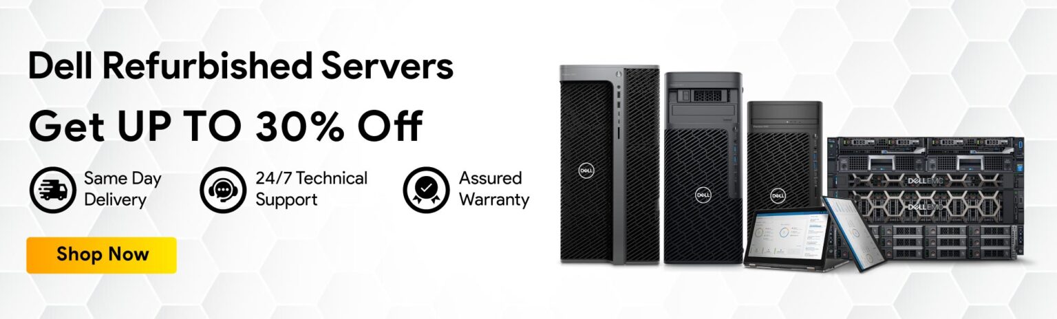Buy Refurbished Dell Servers online in India | 1 Yr Warranty