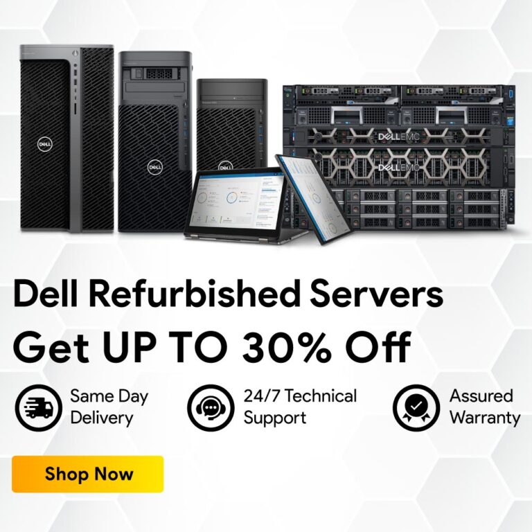 Buy Refurbished Dell Servers online in India | 1 Yr Warranty