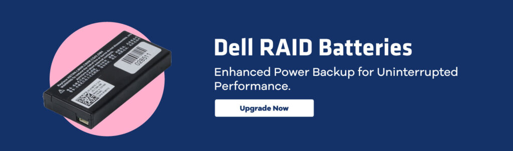 Buy Next-Gen Dell RAID Batteries in India | Easy Returns
